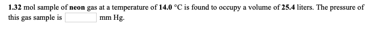 Solved A sample of methane gas collected at a pressure of | Chegg.com