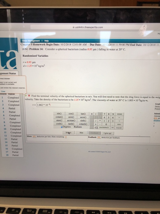 Solved ust44tn.theexpertta.com Chapter 5 Homework Begin | Chegg.com