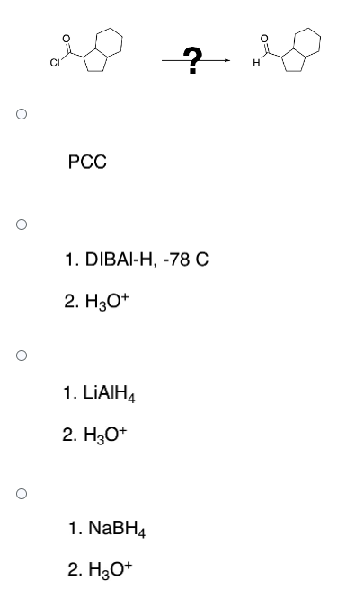 Solved \\( ? \\) PCC 1. DIBAI-H, \\( -78 \\mathrm{C} \\) 2. | Chegg.com