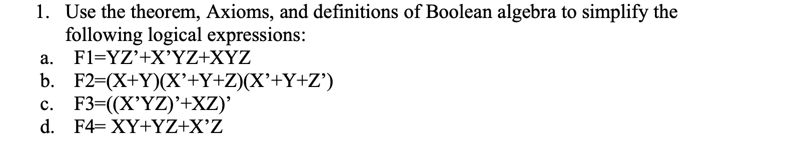Solved a. 1. Use the theorem, Axioms, and definitions of | Chegg.com