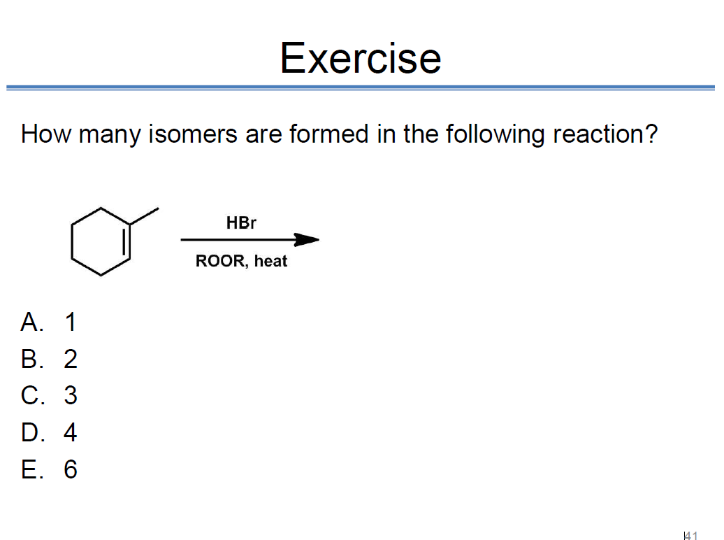 Solved How many isomers are formed in the following | Chegg.com