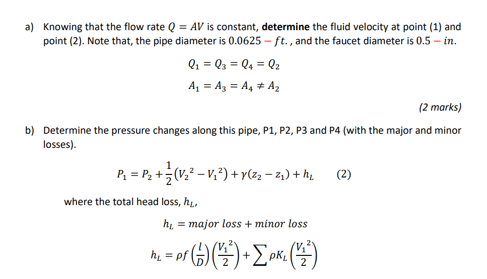 Solved Water at 60° F flows from the basement to the first | Chegg.com