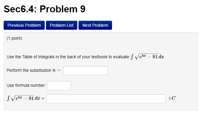 Solved Sec6.4: Problem 9 Previous Problem Problem List Next | Chegg.com