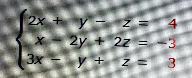 Solved Solve the system of linear equations and check any | Chegg.com