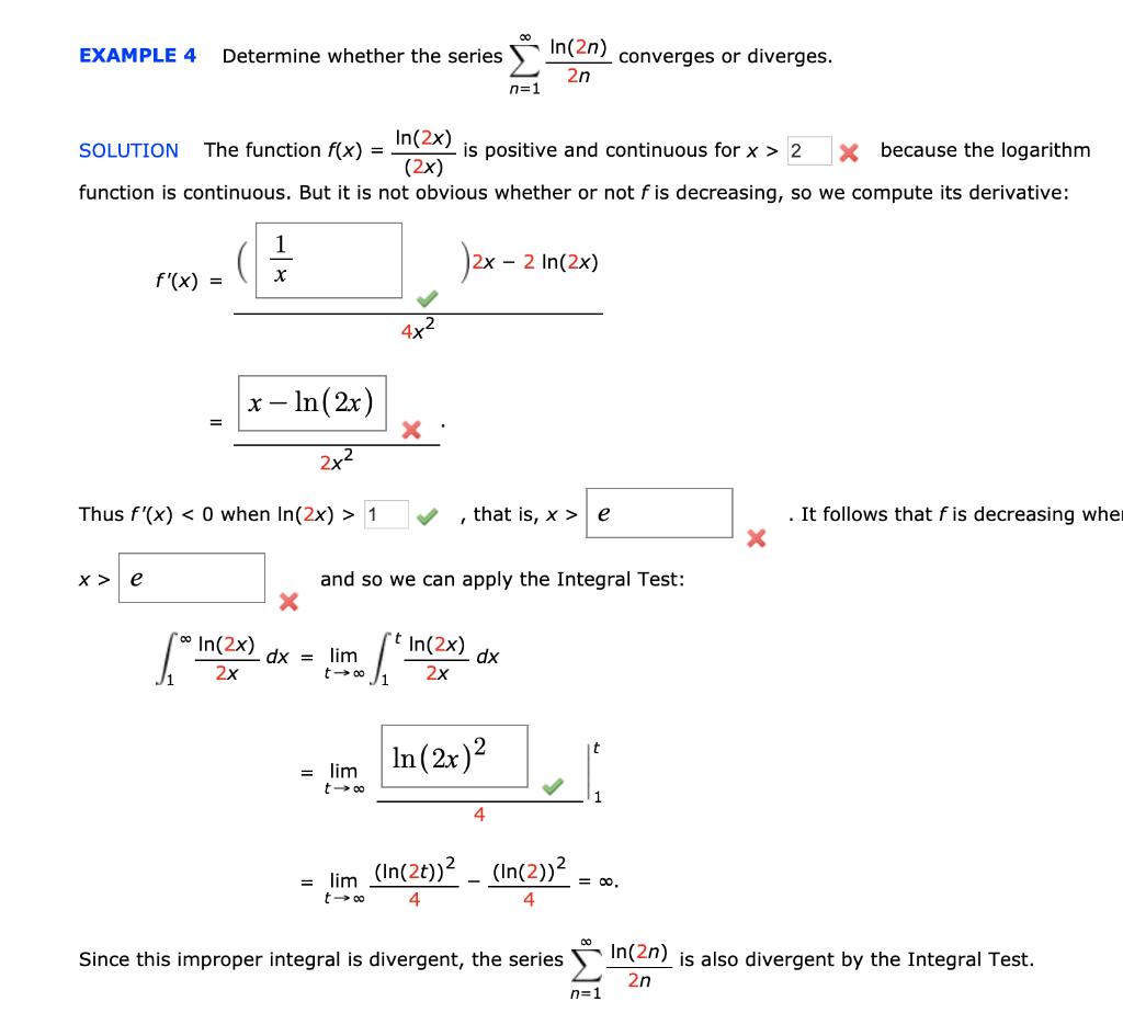 Solved EXAMPLE 4 Determine whether the series sin(2n) | Chegg.com