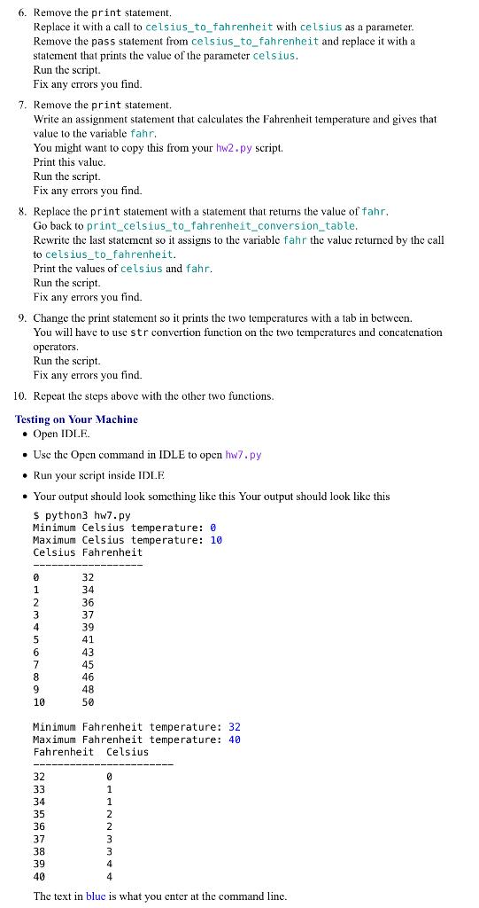 Solved Homework 7 Deliverables There is one deliverable for | Chegg.com
