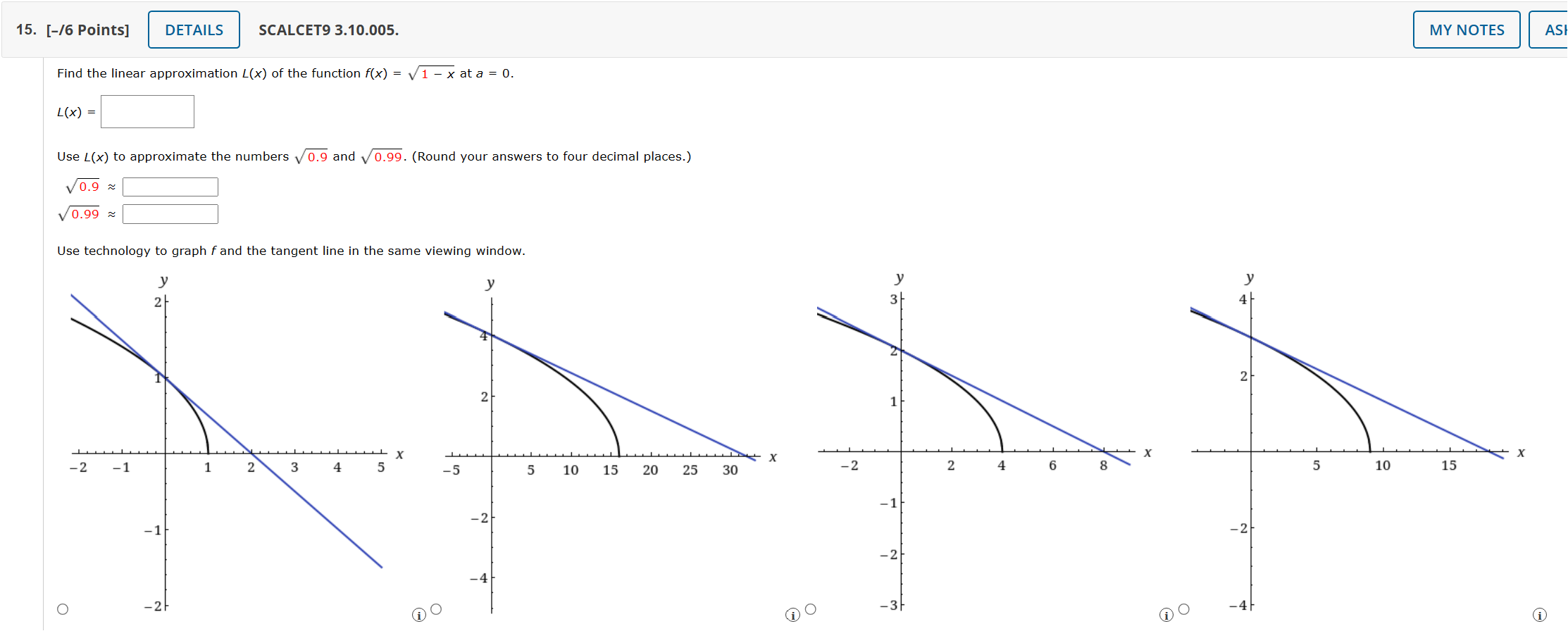 Solved Find The Linear Approximation L X Of The Function