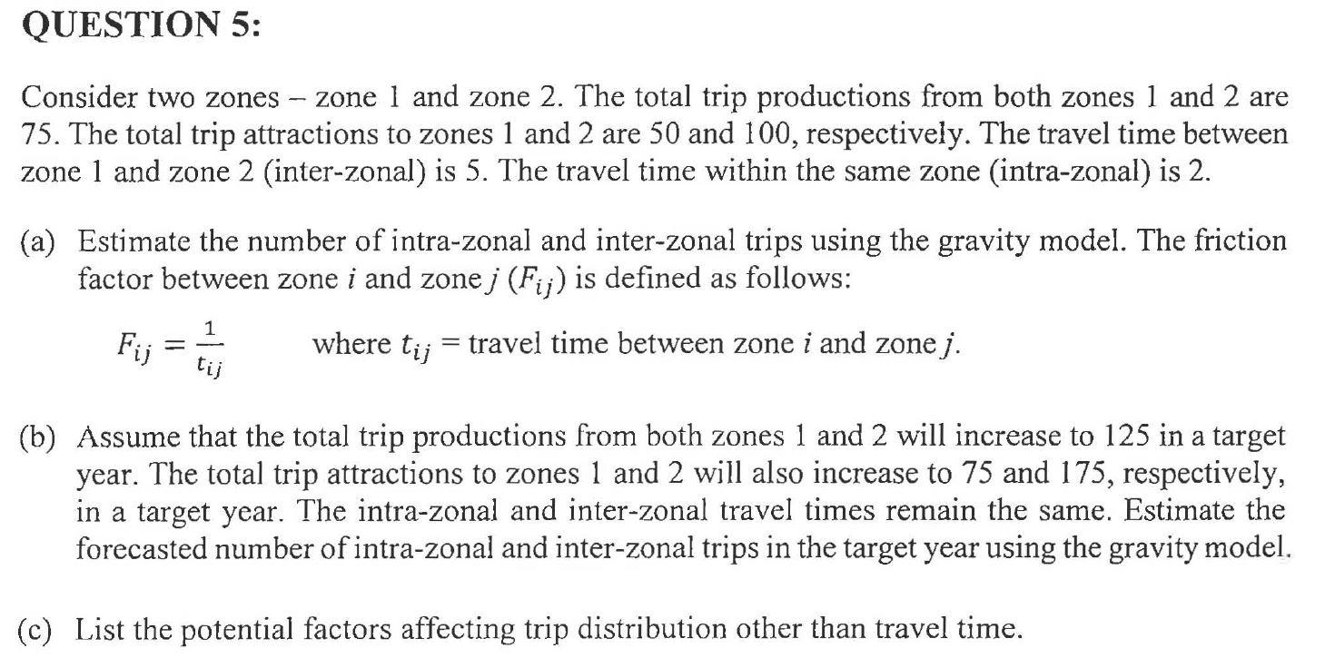 Solved Consider two zones - zone 1 and zone 2. The total | Chegg.com