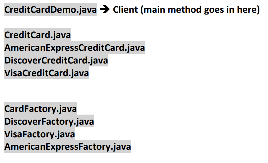 Language: Java Instructions: Assume we have three | Chegg.com