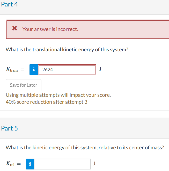 Solved Consider A System Of Two Objects Object 1 ﻿has A
