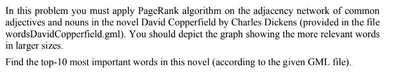 Solved In this problem you must apply PageRank algorithm on | Chegg.com Solved In this problem you must apply PageRank algorithm on | Chegg.com