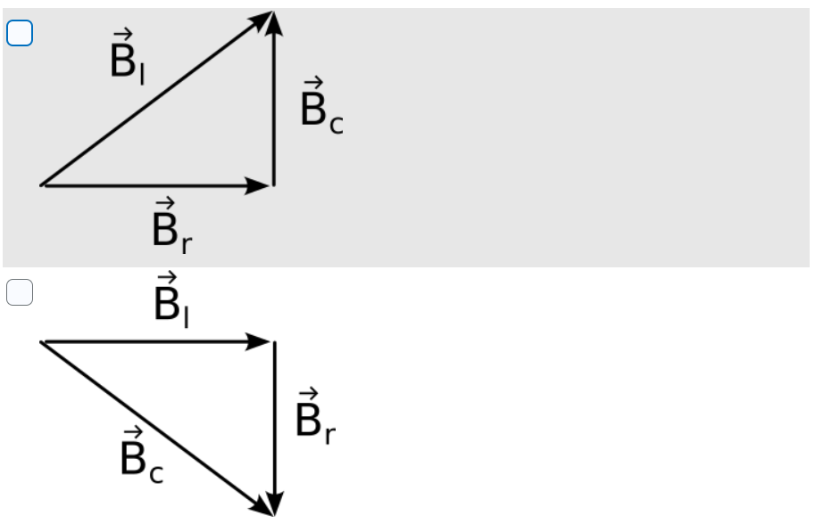 Solved Consider the following vector equation Br=Bc+Bl where | Chegg.com