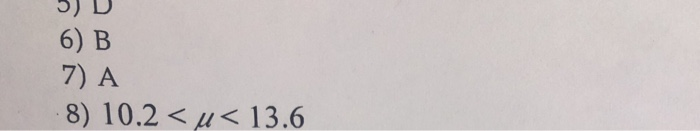 Solved 5) The following MINITAB output presents a confidence | Chegg.com