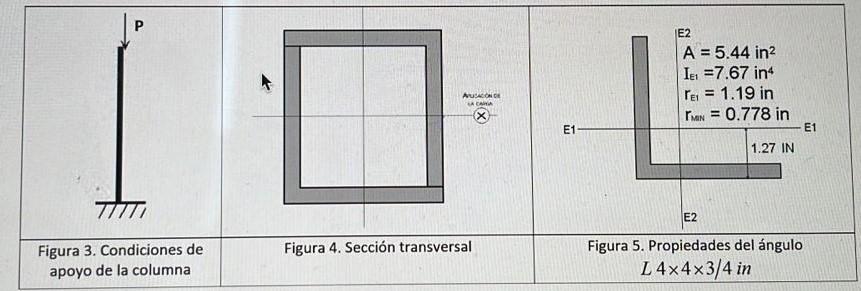 Solved A column is formed by the union of two angles with | Chegg.com