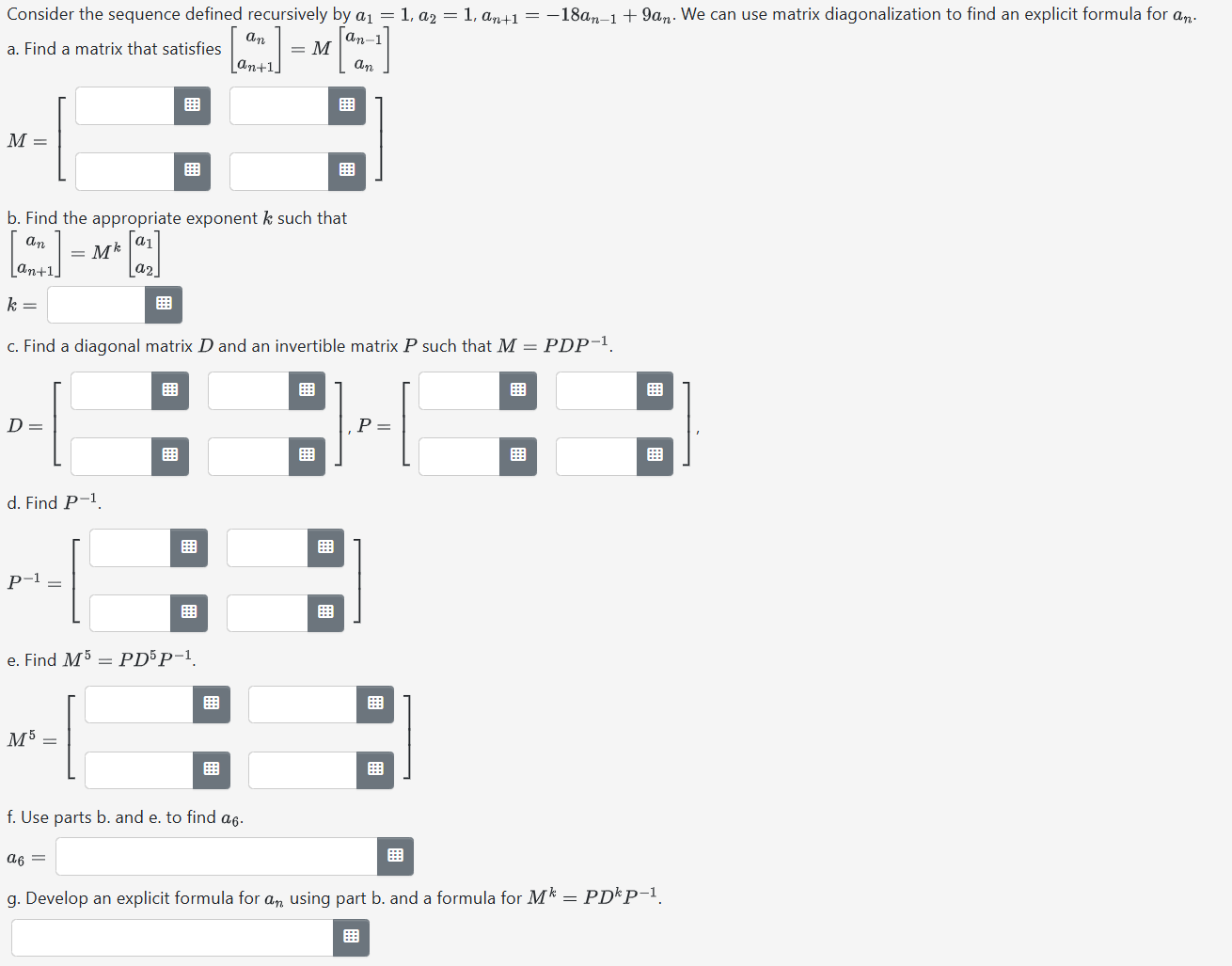 Solved Consider the sequence defined recursively | Chegg.com