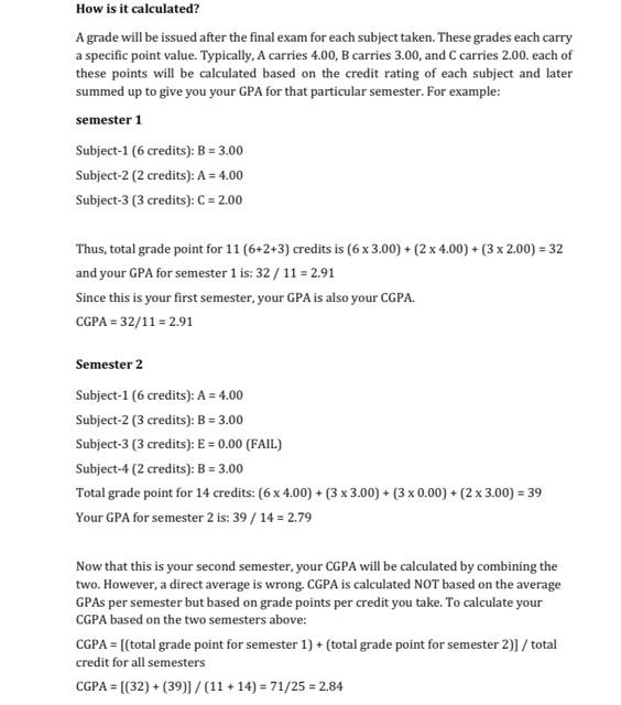 Solved How is it calculated? A grade will be issued after | Chegg.com