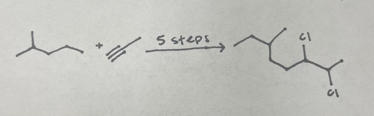 Solved Provide a multi-step synthesis to create the intended | Chegg.com