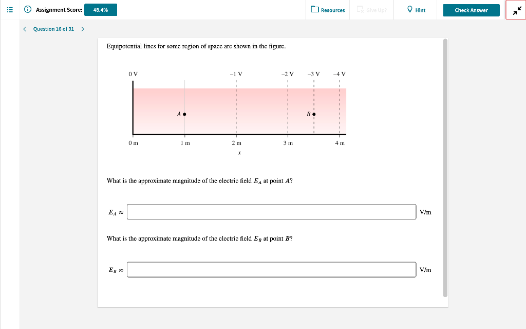 Solved Assignment Score: 48.4% Resources Give Up Hint Check | Chegg.com