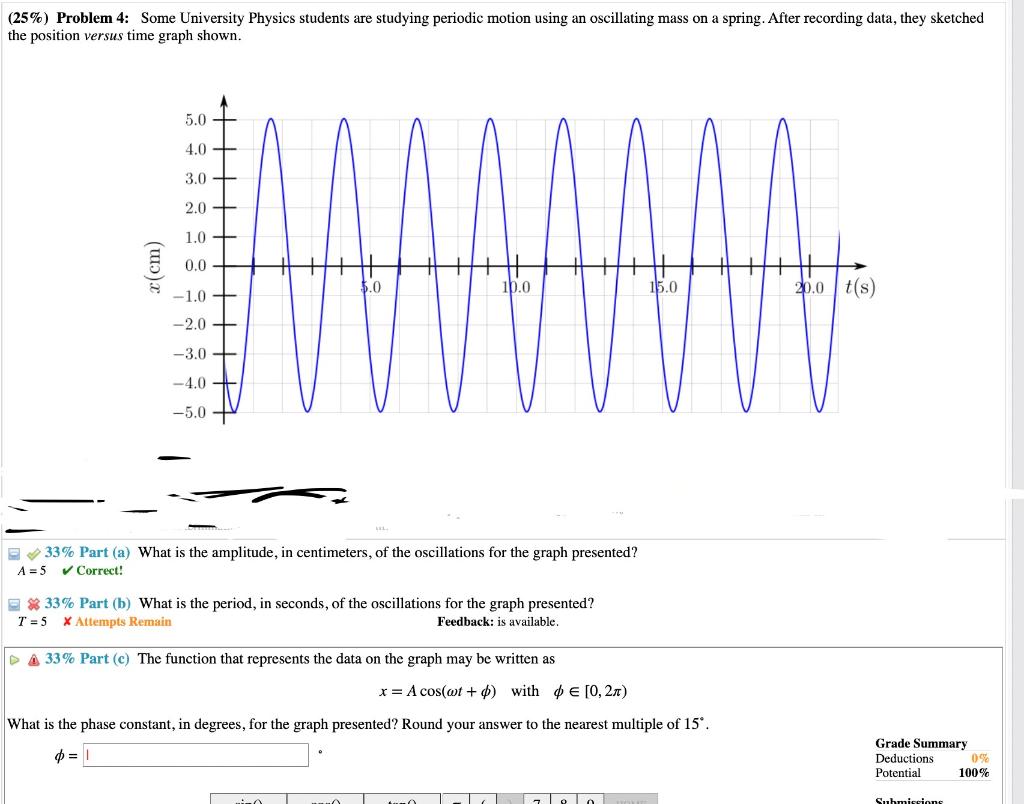 Solved (25\%) Problem 4: Some University Physics students | Chegg.com