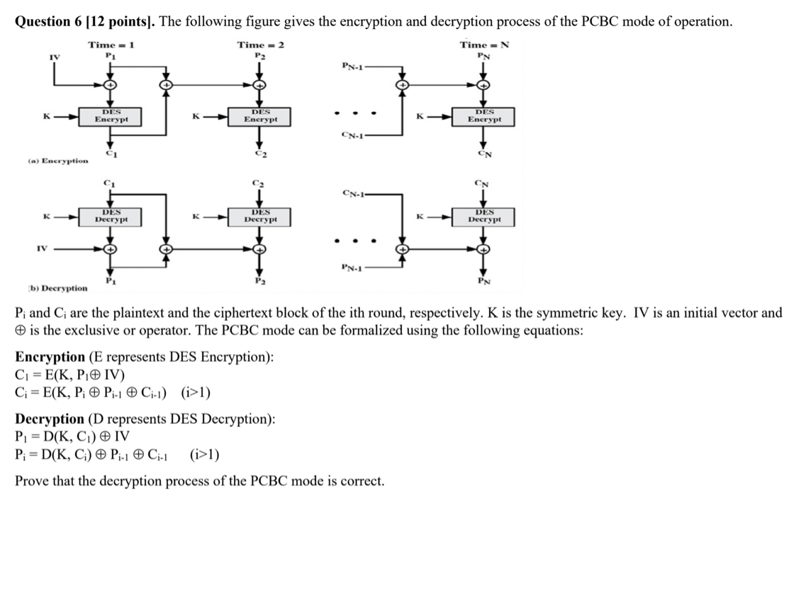 Solved Question 6 [12 points]. The following figure gives | Chegg.com