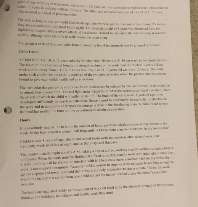 Muckraker Primary Sources 1. Excerpt from Upton | Chegg.com