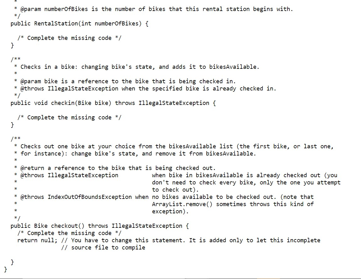 Solved // Fill in the following blanks to complete the | Chegg.com