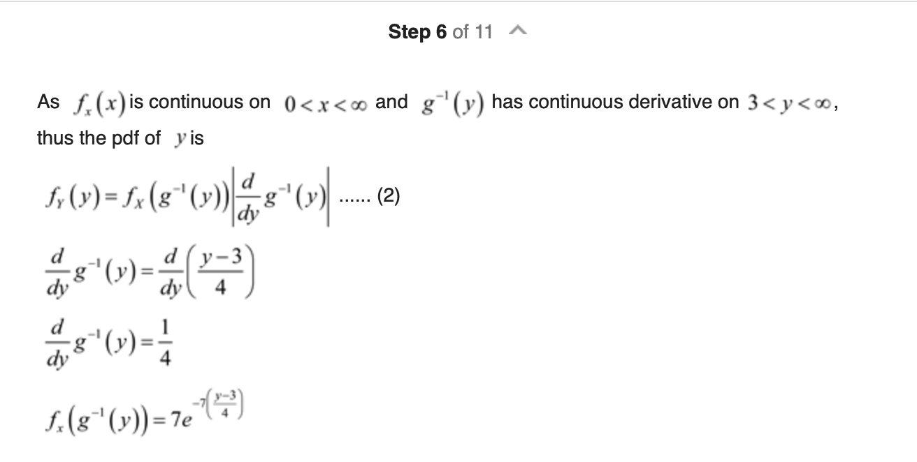 Solved B The Given Function Is Fxx7e−7x Where 0 5882