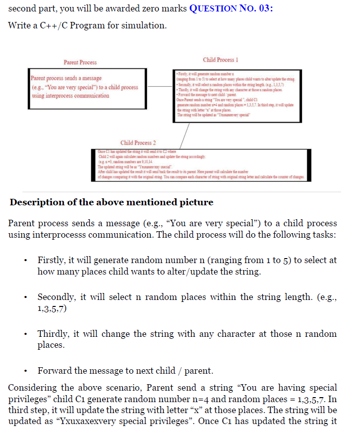 Use C++ language. The question is related to pipes | Chegg.com