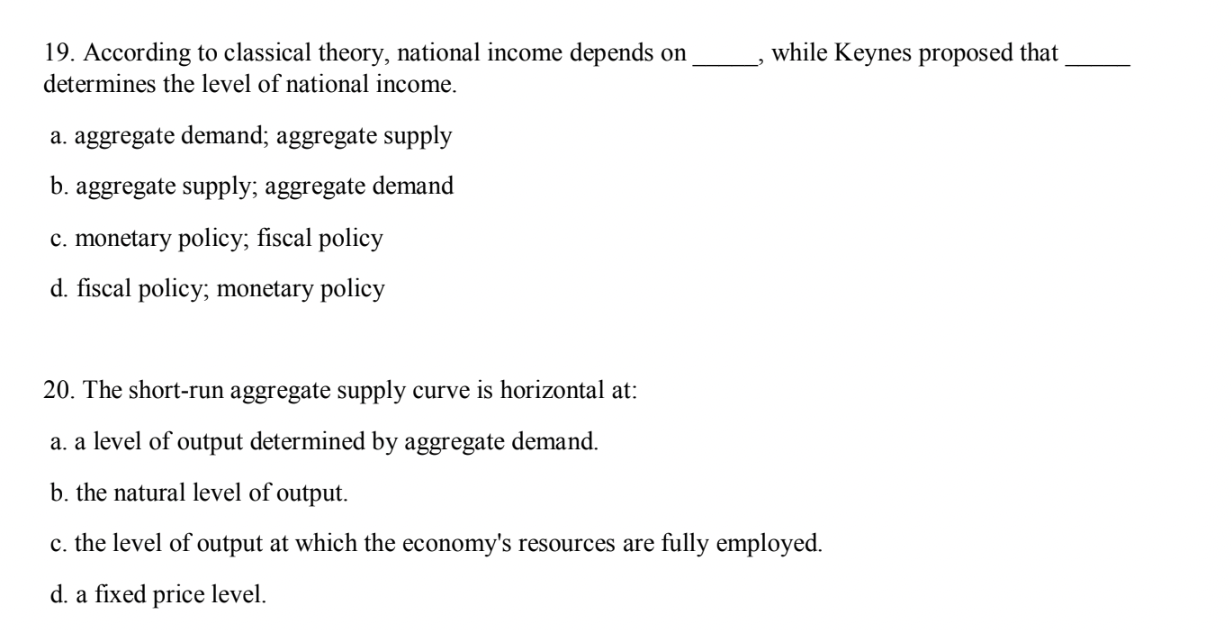 Solved 16. If the real interest rate declines by 1 percent | Chegg.com