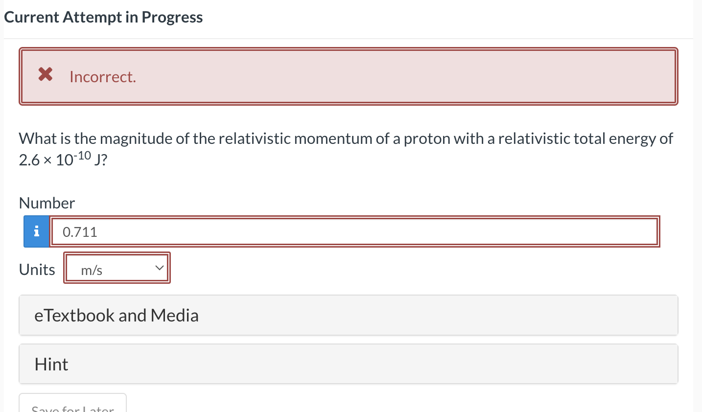 Solved Current Attempt in Progress What is the magnitude of | Chegg.com