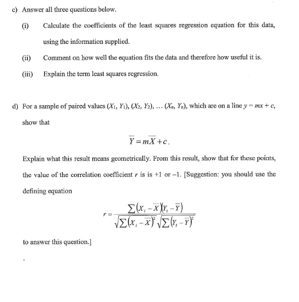 Solved A lecturer delivering a module seeks to establish a | Chegg.com