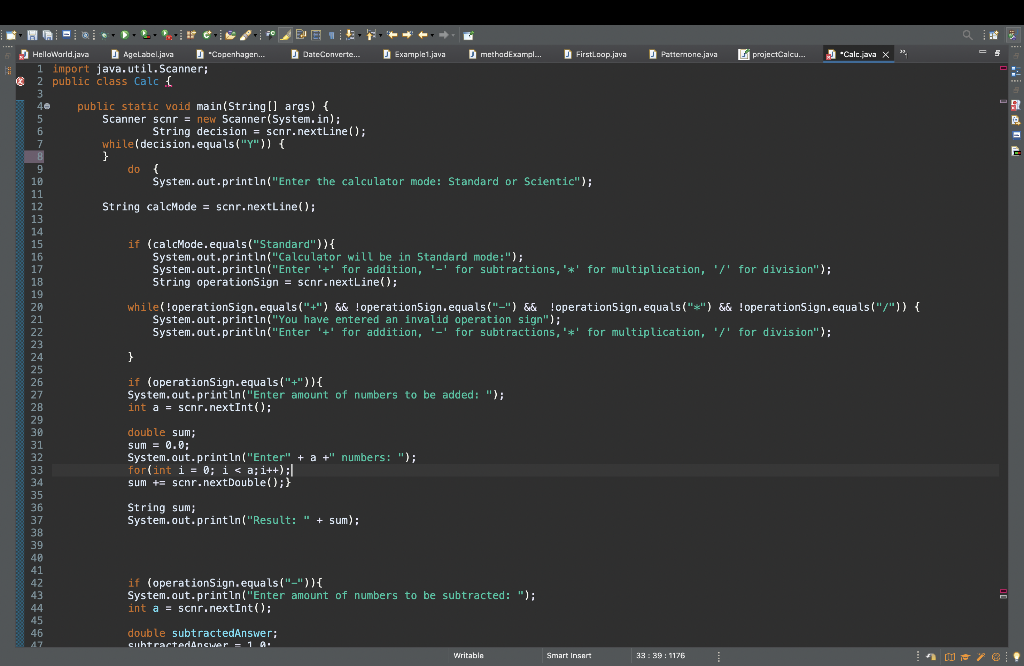 Solved double subtractedinswer; subtractedinswer = 1.0; | Chegg.com