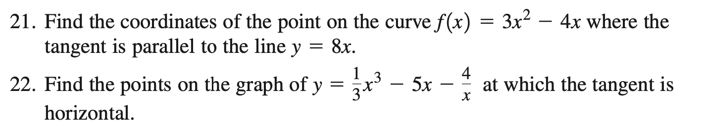 Solved 21. Find the coordinates of the point on the curve | Chegg.com