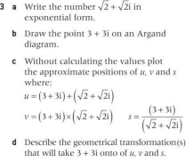 Solved 3 a Write the number 2 + 2i in exponential form. b | Chegg.com