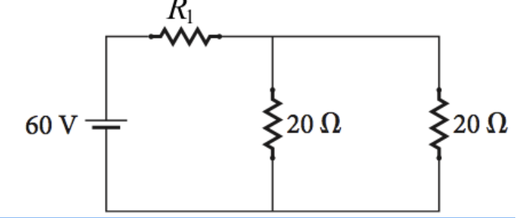 Solved What is the current in the R1 = 20 Ω resistor in the | Chegg.com