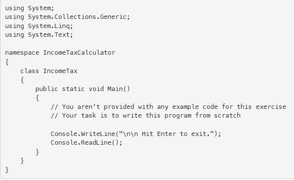 Solved You have been asked to model an Income Tax proposal | Chegg.com