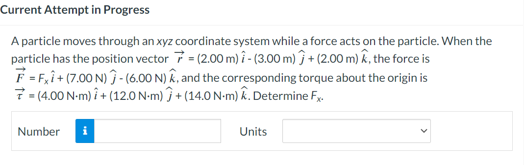 Solved Current Attempt in ProgressA particle moves through | Chegg.com