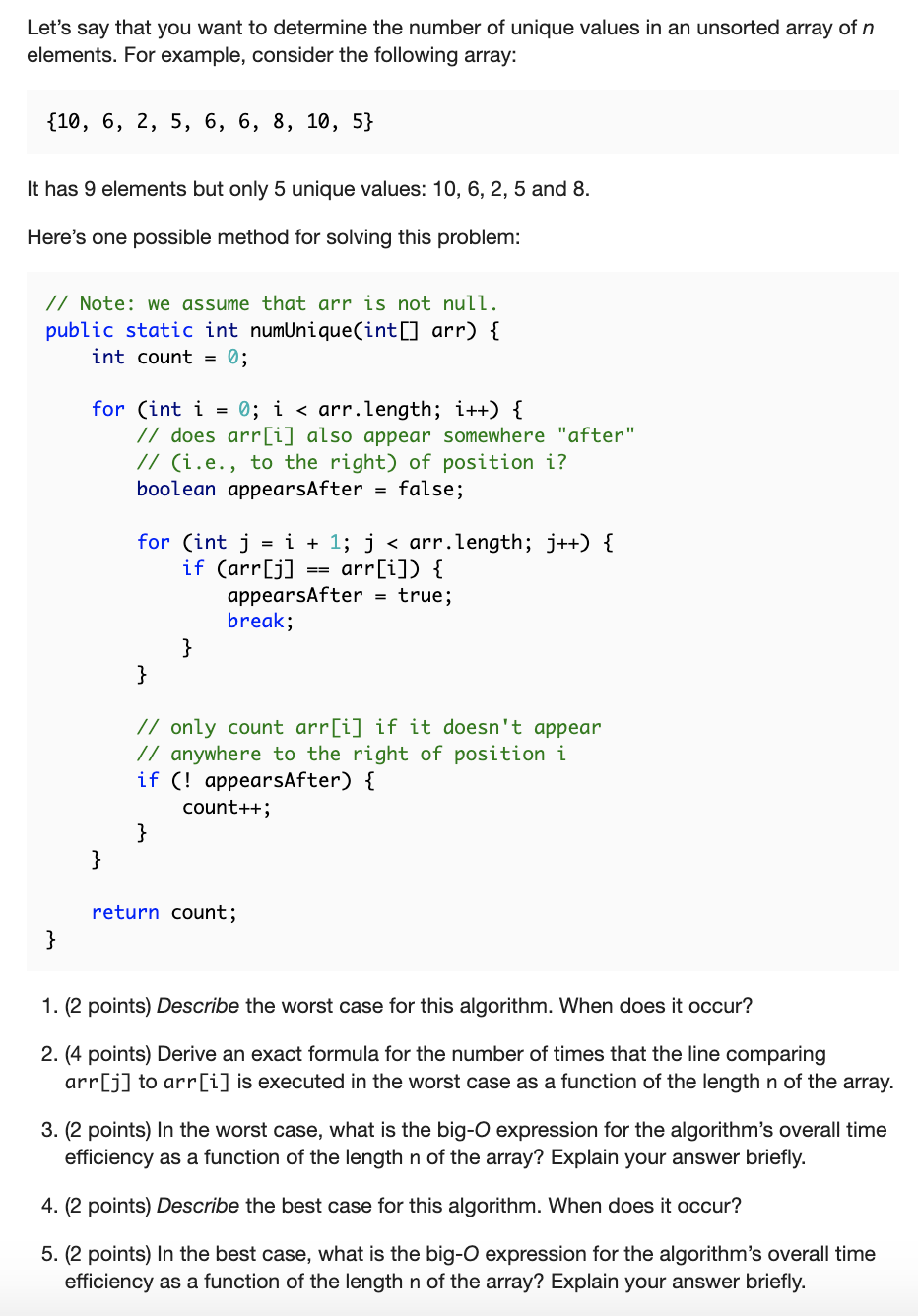 Solved Let's say that you want to determine the number of | Chegg.com