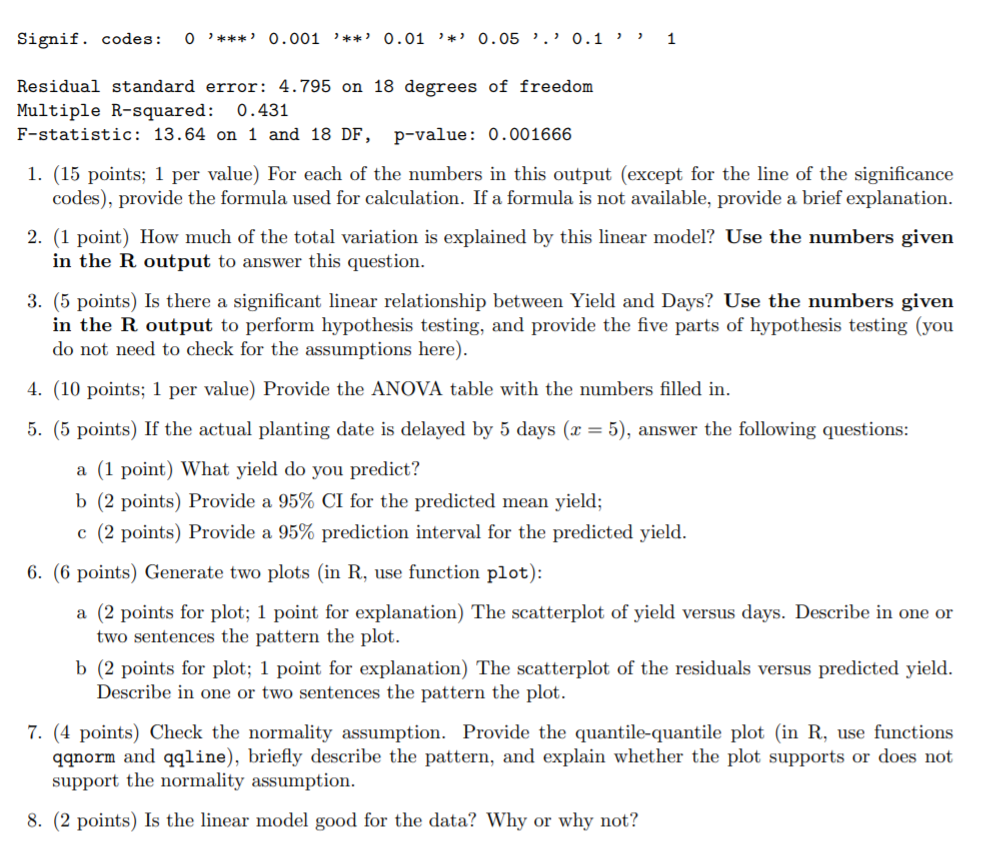 Question A (48 points) The focal point of an | Chegg.com
