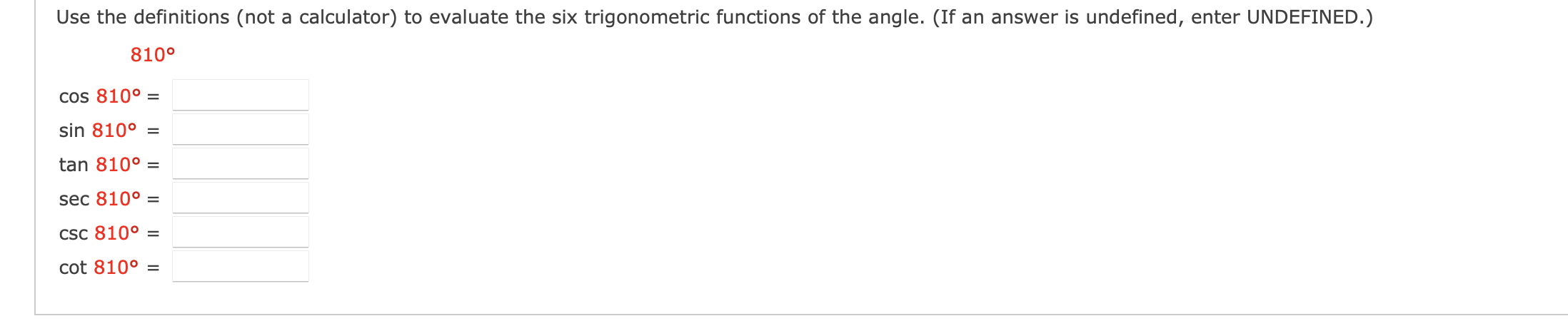 Solved Use the definitions (not a calculator) to evaluate | Chegg.com