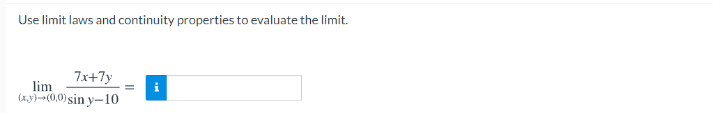 Solved Use limit laws and continuity properties to evaluate | Chegg.com