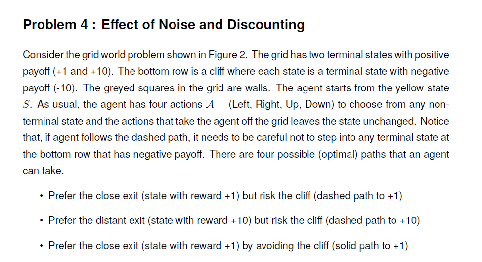 Solved Consider the grid world problem shown in Figure 2. | Chegg.com