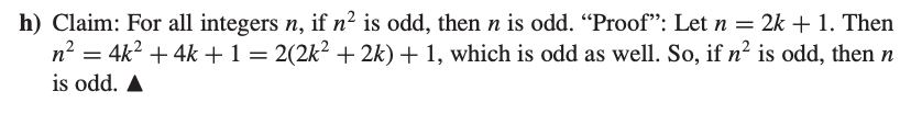 Solved 14. Critique the following incorrect “proofs.” Point | Chegg.com