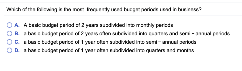 Solved Which of the following is the most frequently used | Chegg.com