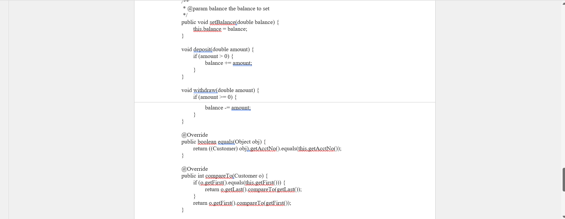 1) Part one // filename: myBST.java public class | Chegg.com
