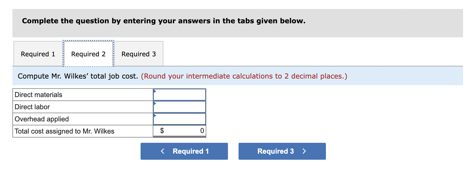 Solved Problem 2-18 (Algo) Job-Order Costing for a Service | Chegg.com