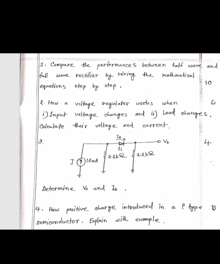 Solved 10 1. Compare the performances between half wave and | Chegg.com