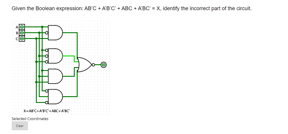 Solved Given the truth table below, choose from below the | Chegg.com