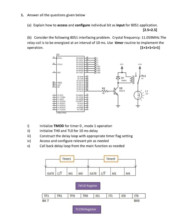 Solved 1. Answer all the questions given below (a) Explain | Chegg.com