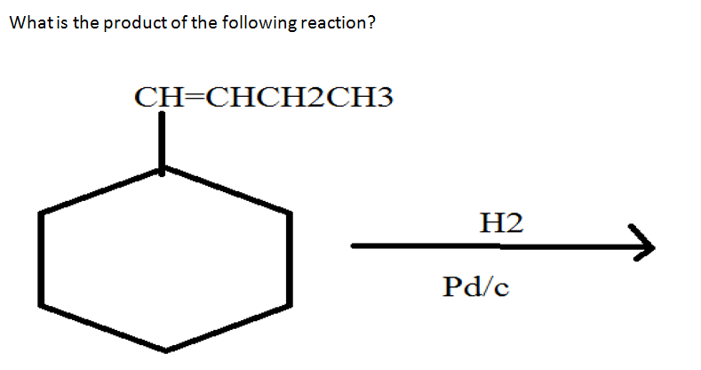 Solved What is the product of the following reaction? | Chegg.com